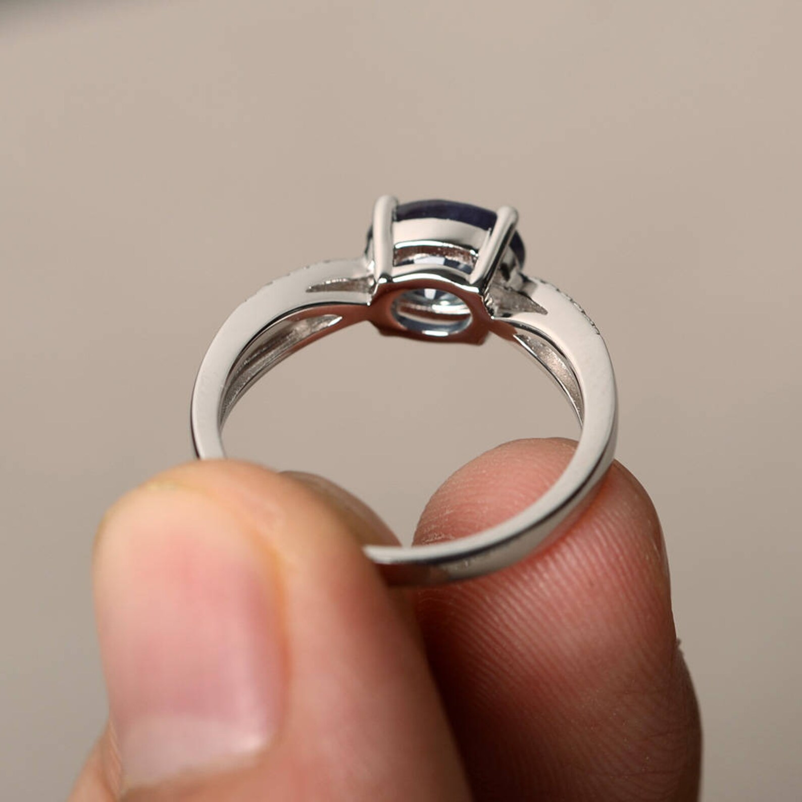 Alexandrite Rings June Birthstone Oval Cut Color Changing - Etsy