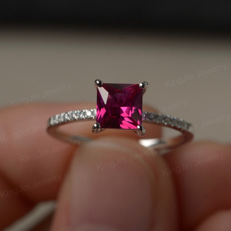 Red Ruby Ring - Etsy