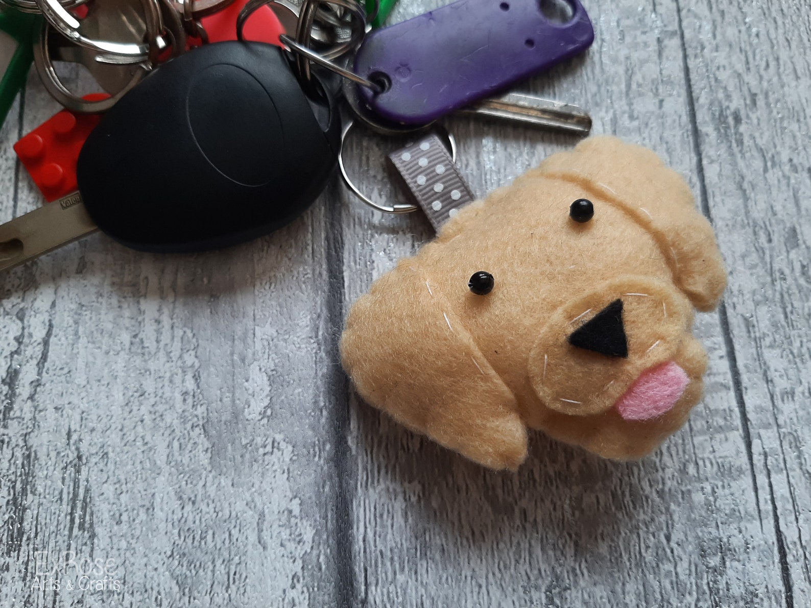 Labrador Keyring Felt Dog Keyring Felt Animal Keyring - Etsy UK