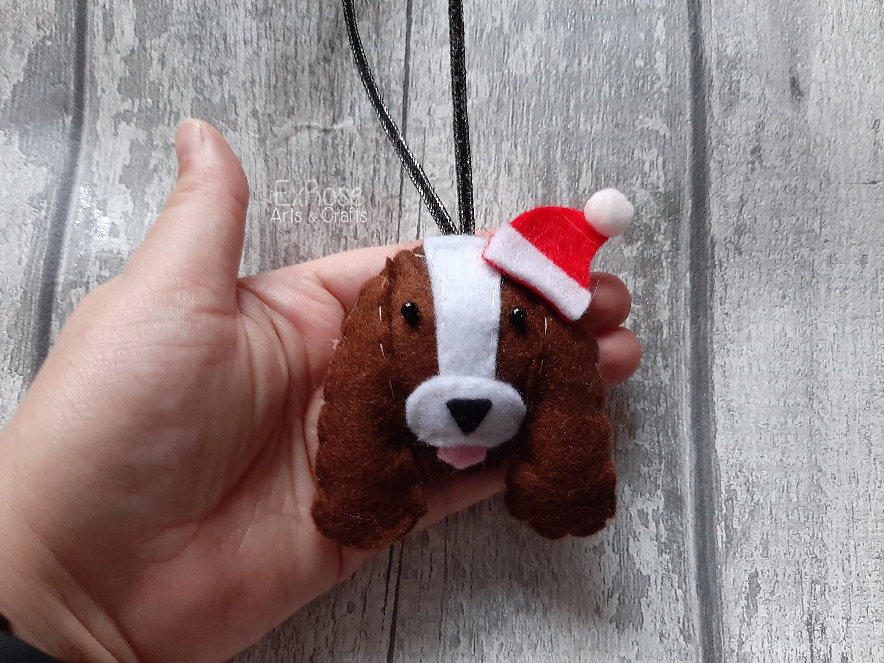 Cocker Spaniel Decoration Felt Dog Hanging Christmas - Etsy UK