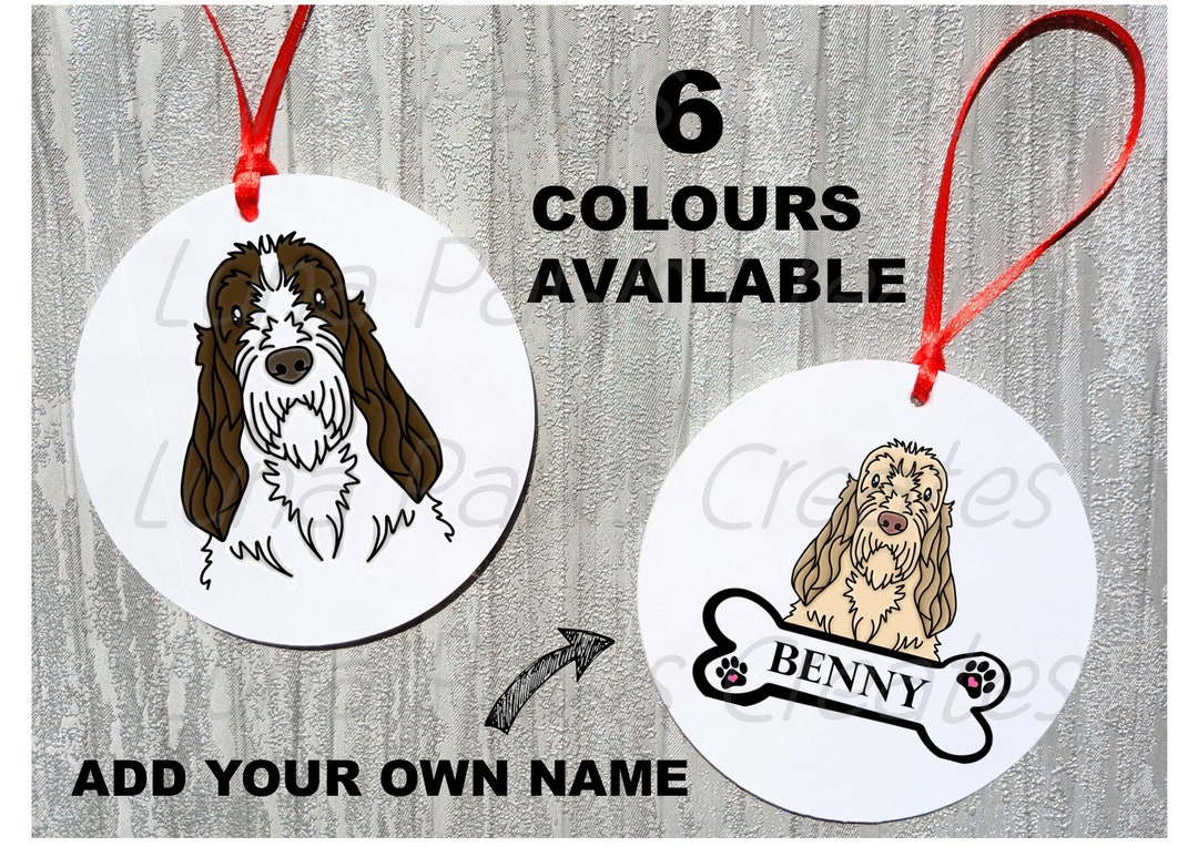Italian Spinone Decoration Christmas Spinone Ornament Custom Spinone ...