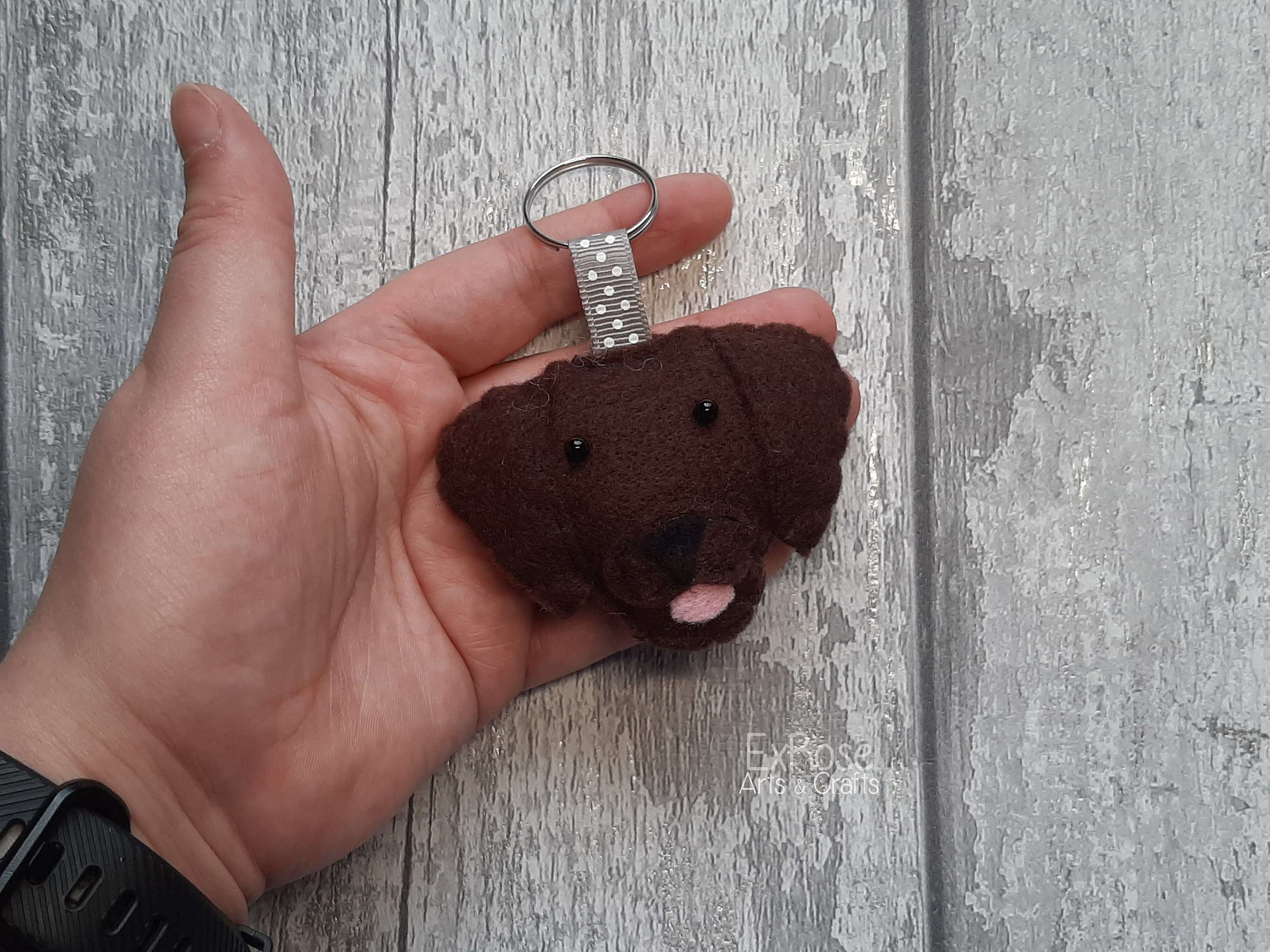 Labrador Keyring Felt Dog Keyring Felt Animal Keyring - Etsy UK