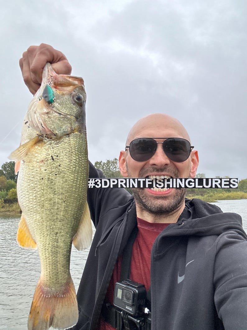 3D Print Fishing Lure Perch Lipless Crankbait for Bass Pike Walleye 3D ...