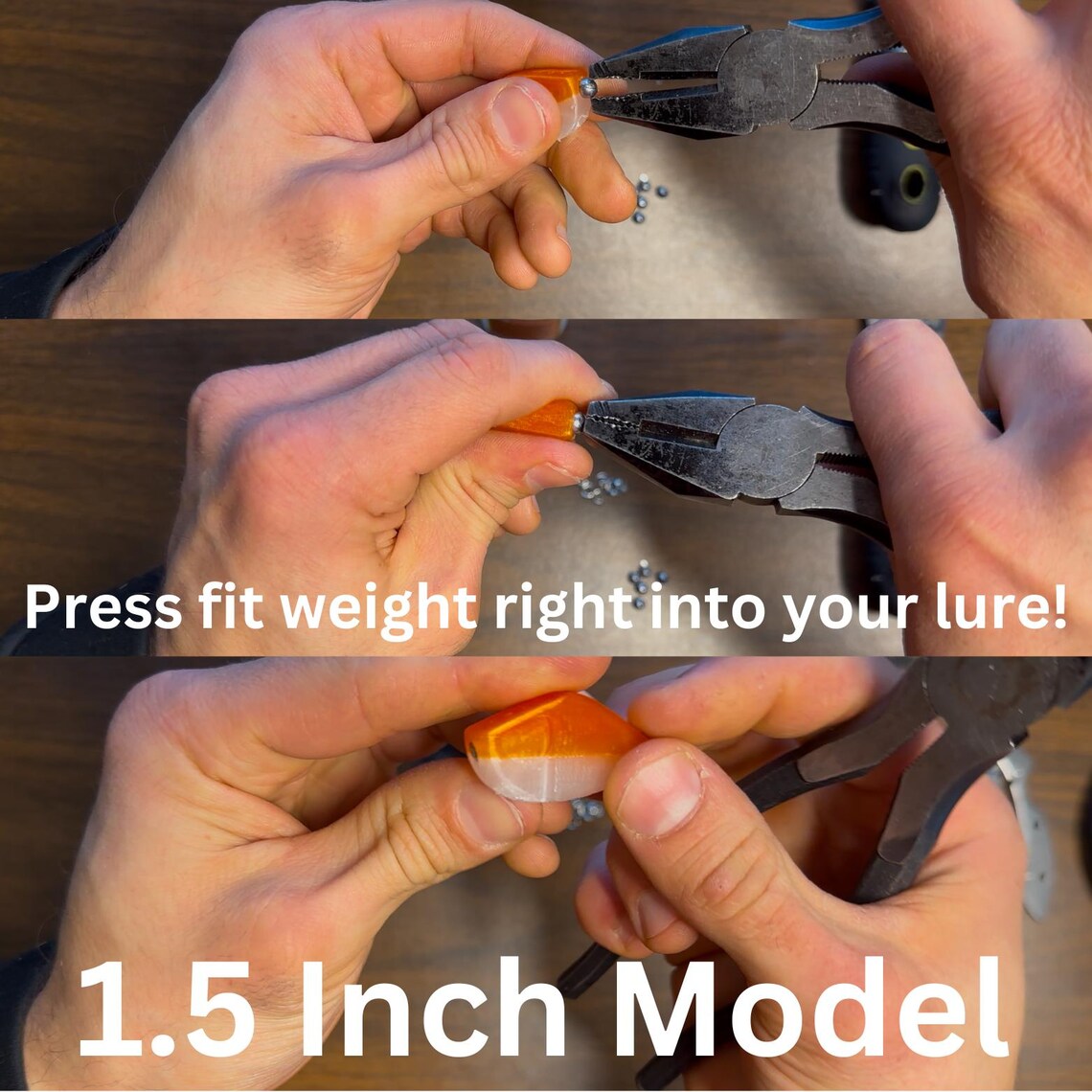 3D Print Fishing Lures 1.5 Inch Mean Eye Lipless Crankbait STL File for ...