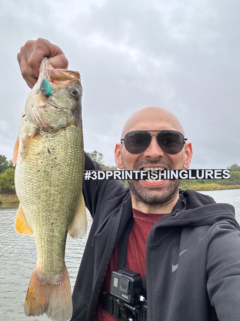 3D Print Fishing Lures Files (2 Sizes) Lipless Crankbait STL 3MF for 3D ...