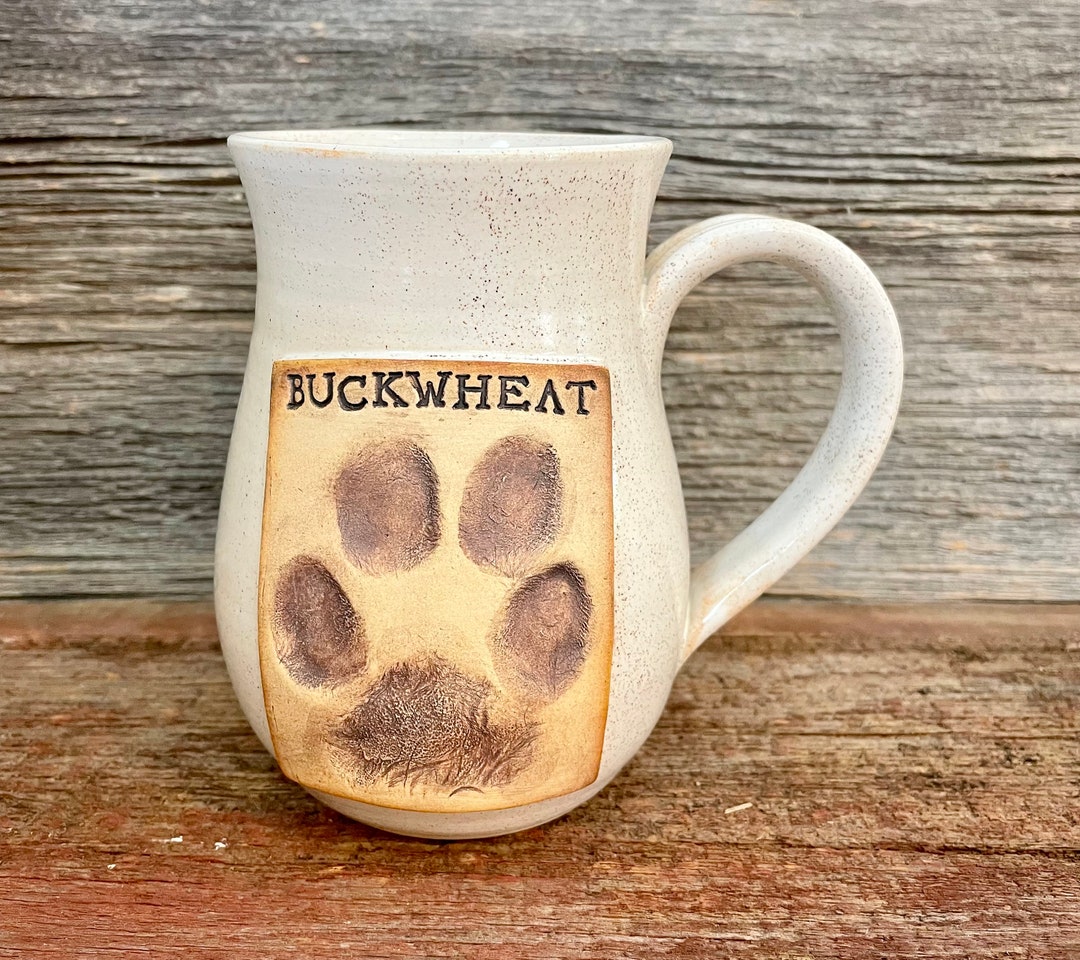 Paw Print Mug With YOUR Dog's Paw Print - Etsy