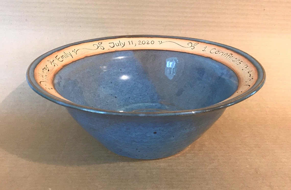 Custom Personalized Wedding Bowl | Etsy