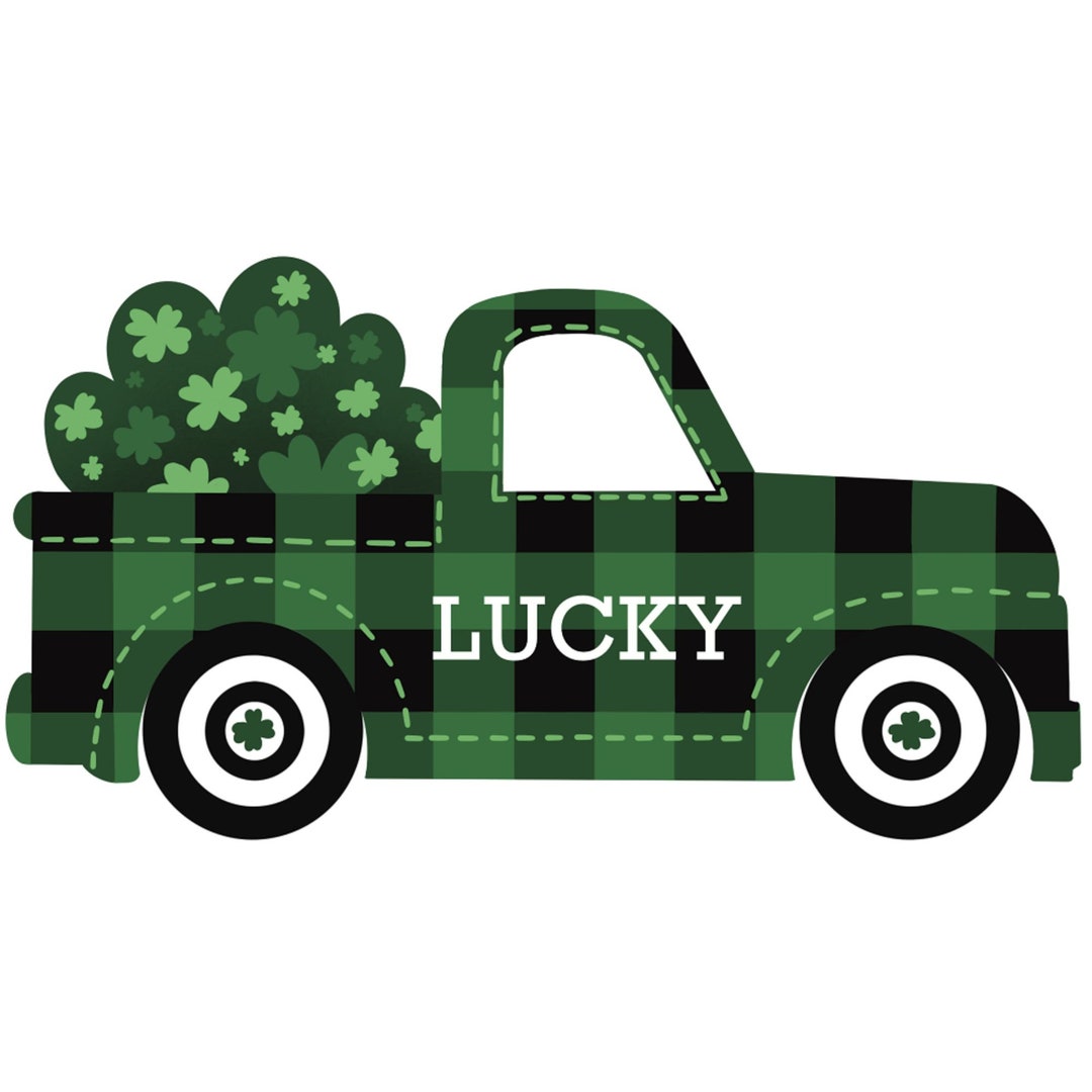 Lucky Shamrock Truck MDF Print Style 1 - Etsy