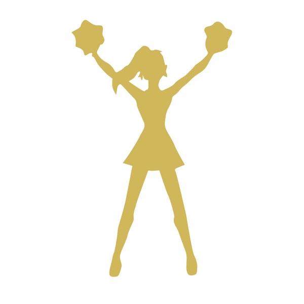 Cheerleader Cutout - Etsy