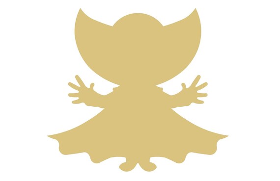 Vampire Style 1 Unfinished MDF Wood Cutout Variety of Sizes - Etsy