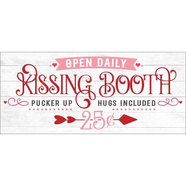 Kissing Booth Sign - Etsy