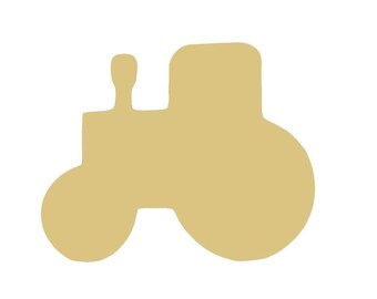 Wood Tractor Cutout | Etsy