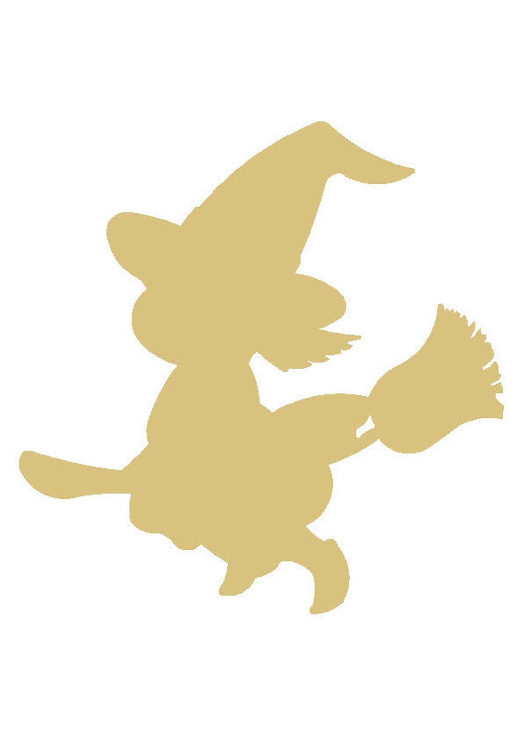 Witch Style 2 Unfinished Wood Shape Cut Out Variety of Sizes USA Made ...