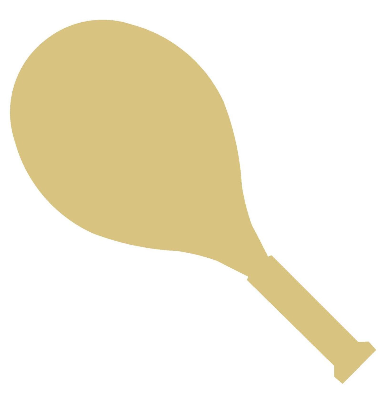 Tennis Racket Cutout Unfinished Wood Sports Decor Tennis Decor | Etsy