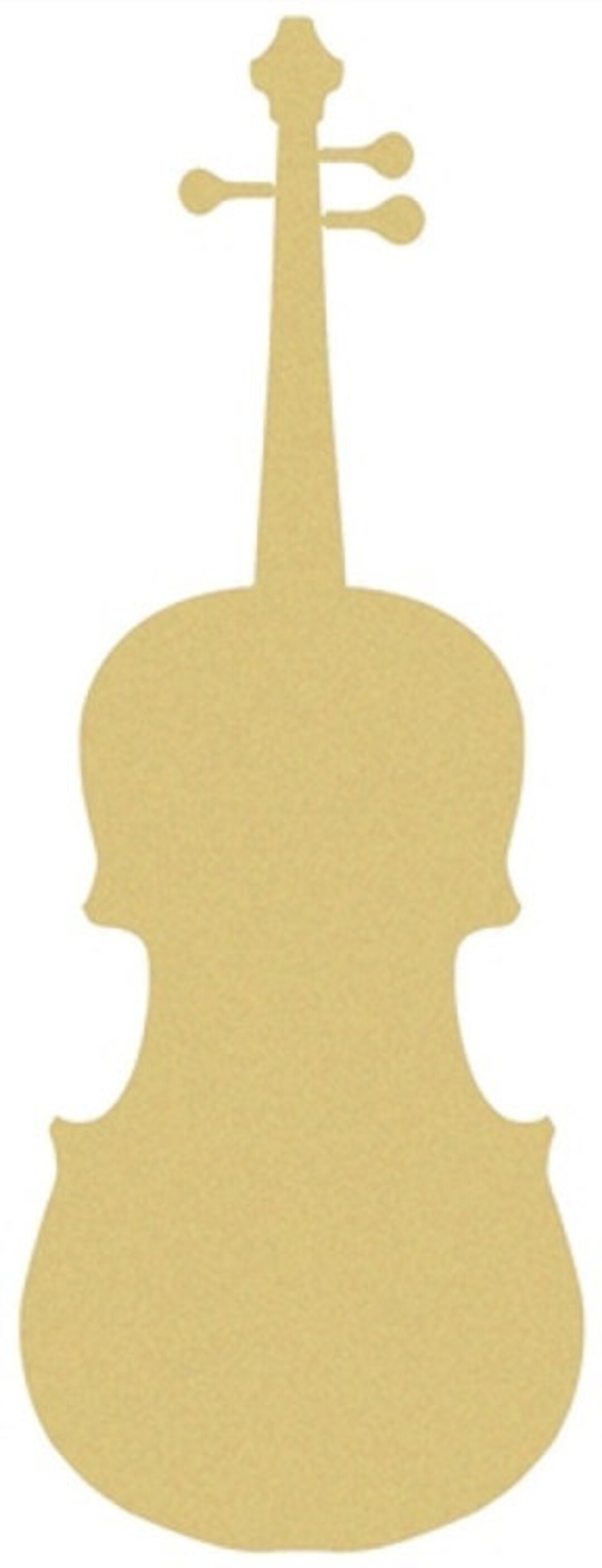 Violin Cutout Unfinished Wood Music Instrument String - Etsy