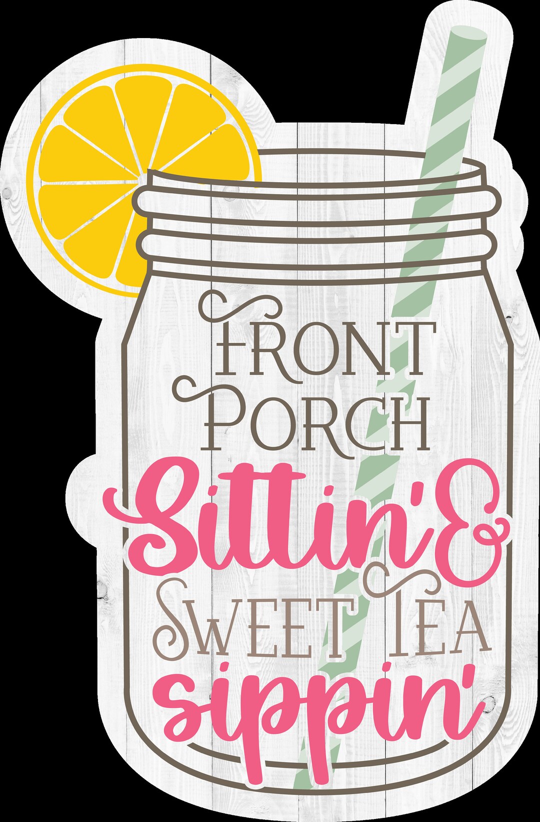 Front Porch Sittin' Sweet Tea Sippin' MDF Style 1 - Etsy