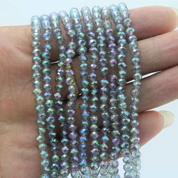 Crystal Rondelle - Etsy