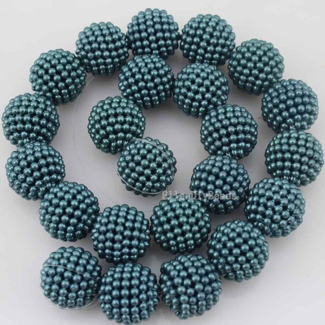 New 20mm Colorfull Round Pearl Ball Beads,bright Pearly Beads,diy ...