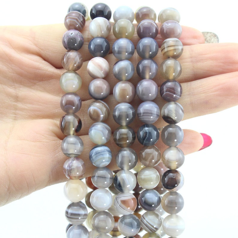 AAA 8mm Natural Agate Beadsagate Beads Strand Botswana Agate - Etsy