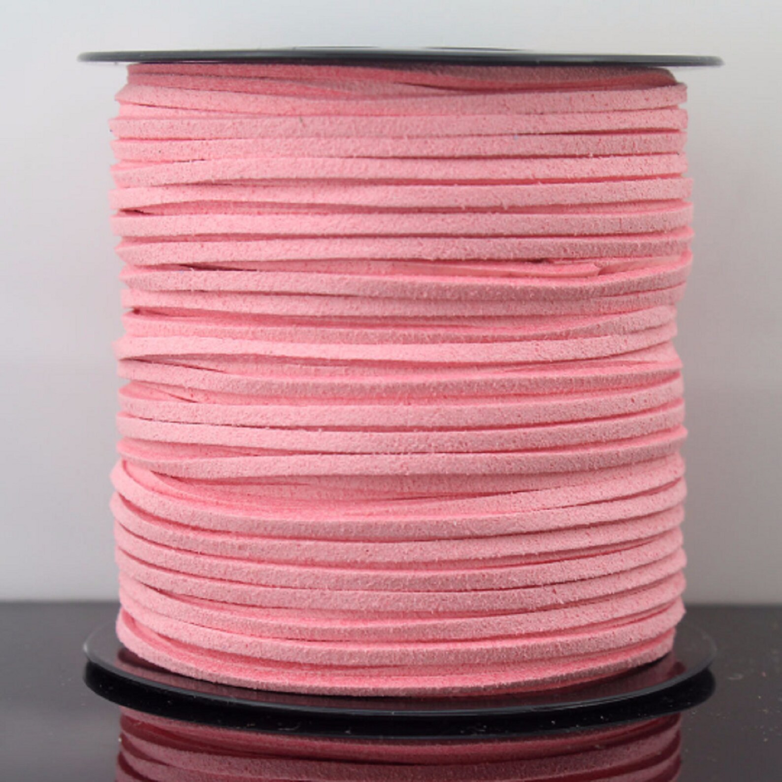 3mm Wide Korea Faux Suede Fabric Leather Flat Cord ,beading String ...