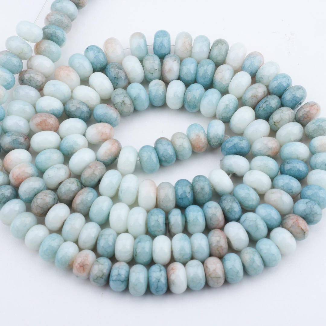 30 Inches-5x8 Mm Mix Color Circular Abacus Beads,loose Beads,rondelle ...