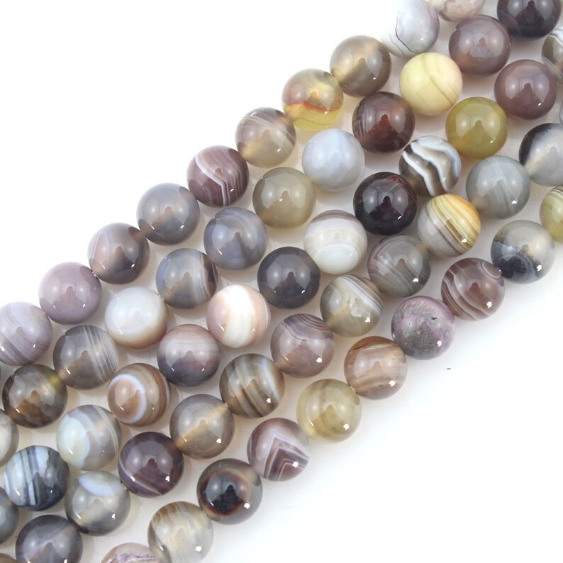 AAA 8mm Natural Agate Beadsagate Beads Strand Botswana Agate - Etsy