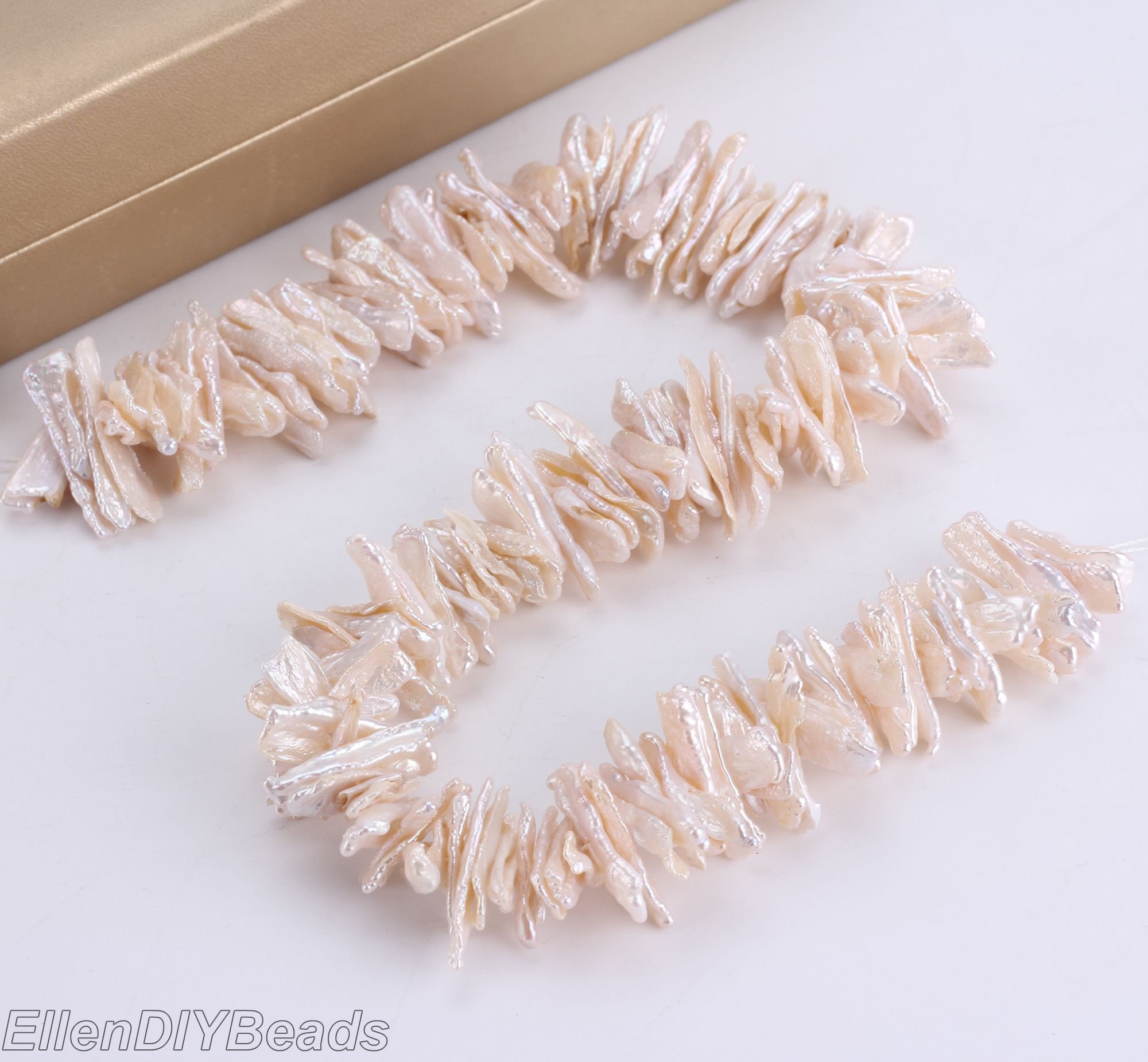 AA+ 3-3.5x27-29mm Biwa Stick Pearl Beads,freshwater Cultured Pearls ...