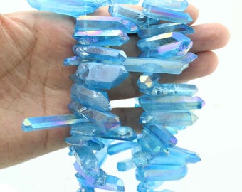 Blue Titanium Quartz - Etsy