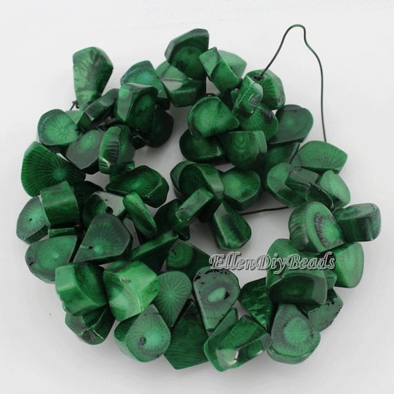 Green coral beads store