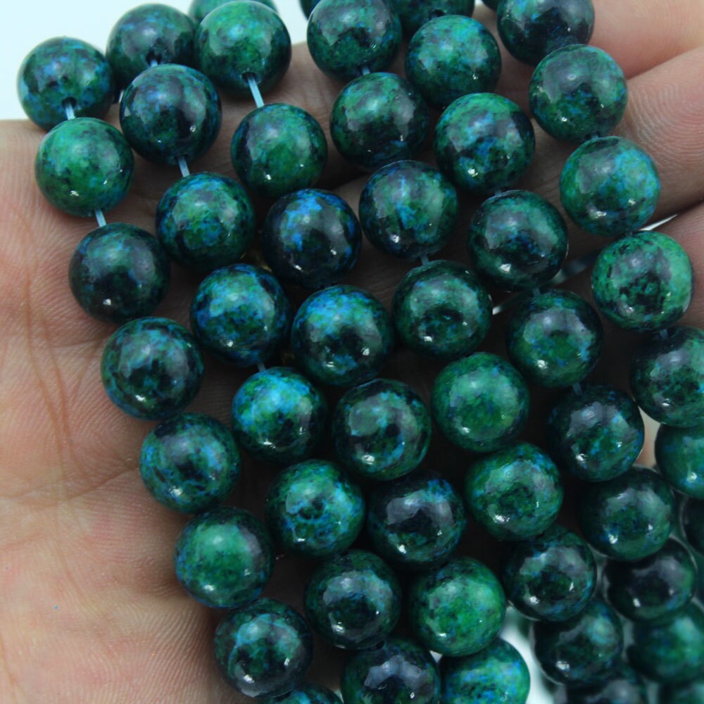 Full Strand 10mm Round Phoenix Beadsloose Green Stone - Etsy