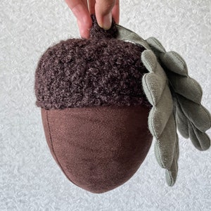 Acorn Toy, Acorn Pillow, Waldorf Soft Toy, Woodland Theme Room, Kids ...