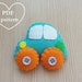 Car Pattern PDF Sewing Pattern Felt Car Pattern Transportation Felt Toy ...