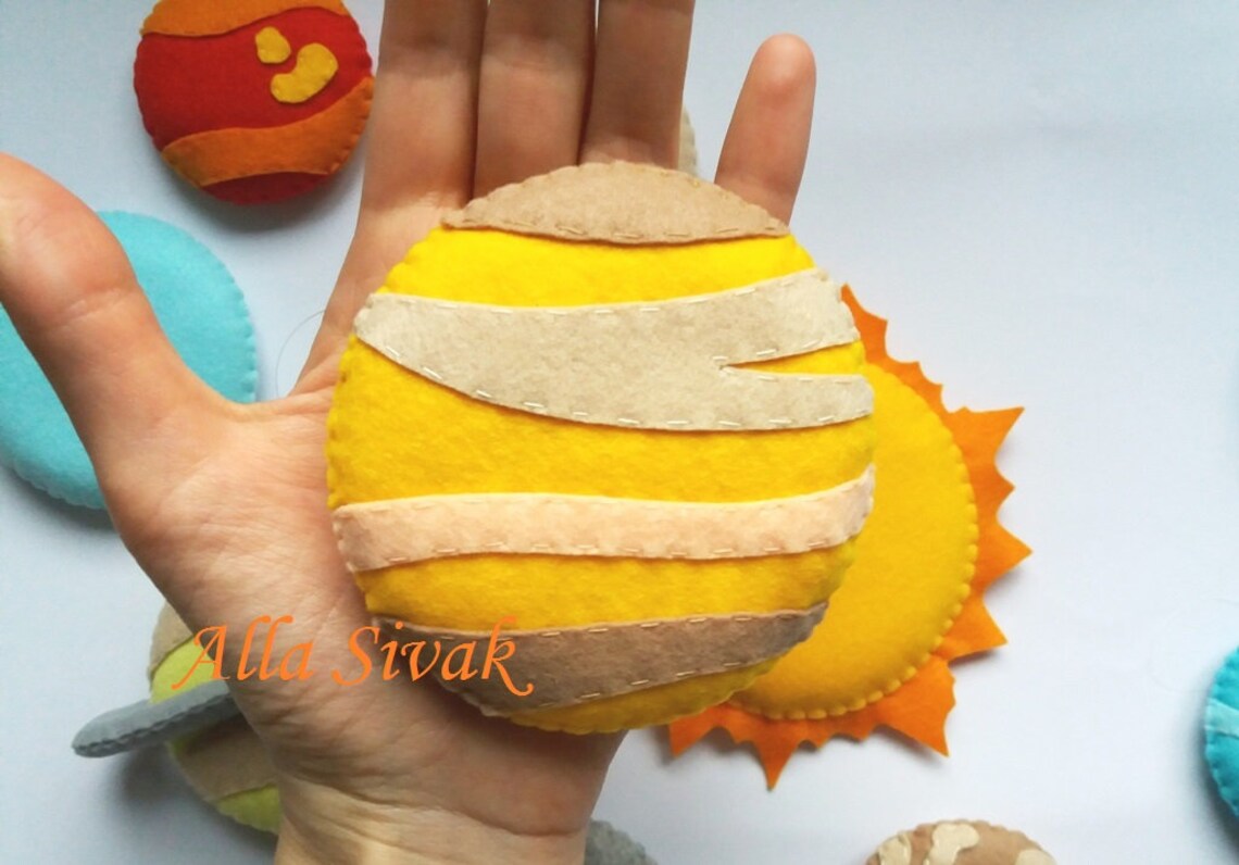 Planets Solar System Set Montessori Solar System 3D Sun and - Etsy