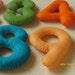 Felt Numbers PDF Pattern, Learning Numbers, Numbers Pattern ...