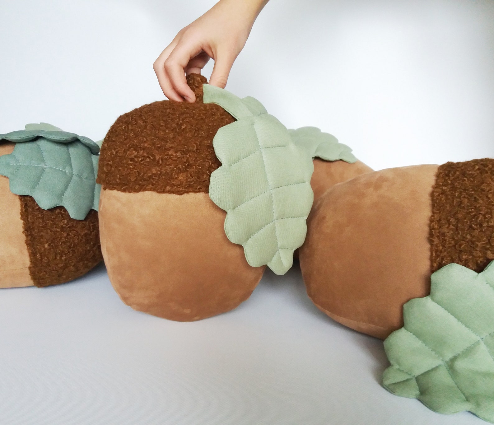 Acorn pillow Woodland nursery decorative pillow Pillow fall | Etsy