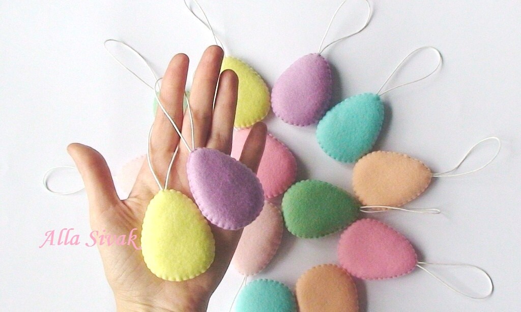 Easter Eggs, Pastel Easter Decor, Easter Decorations, Easter Ornaments ...