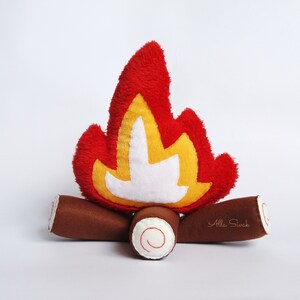 Campfire Toy Plush Campfire Woodland Decor Campfire Pillow Campfire ...