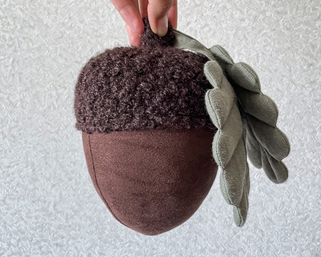 Acorn Toy, Acorn Pillow, Waldorf Soft Toy, Woodland Theme Room, Kids ...