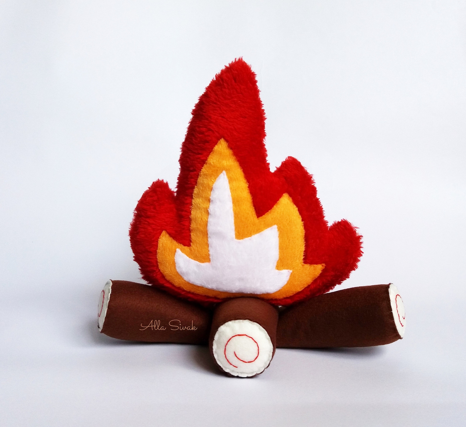 Campfire Toy Plush Campfire Woodland Decor Campfire Pillow - Etsy
