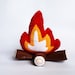 Campfire Toy Plush Campfire Woodland Decor Campfire Pillow Campfire ...