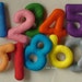 Felt Numbers PDF Pattern, Learning Numbers, Numbers Pattern ...