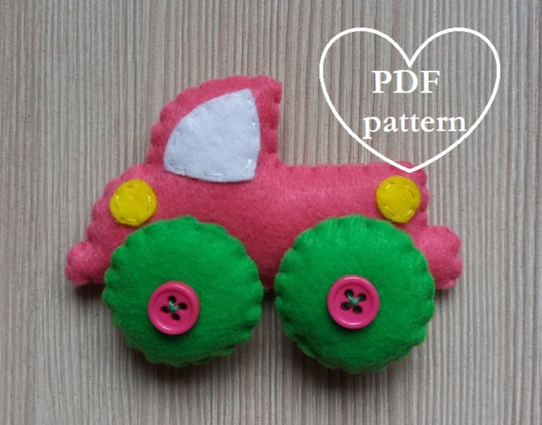Truck PDF Pattern Little Felt Truck Magnet Felt Truck Christmas ...