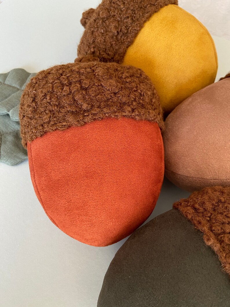 Acorn Pillow, Acorn Decor, Acorn Plush, Acorn Toy, Woodland Nursery ...