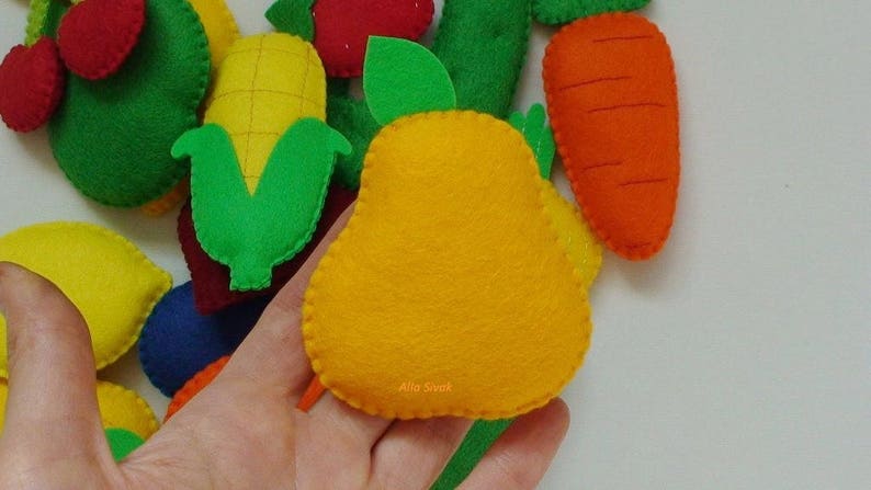 Felt Food Felt Fruit Magnets Fruits and Berries Felt Fruit - Etsy