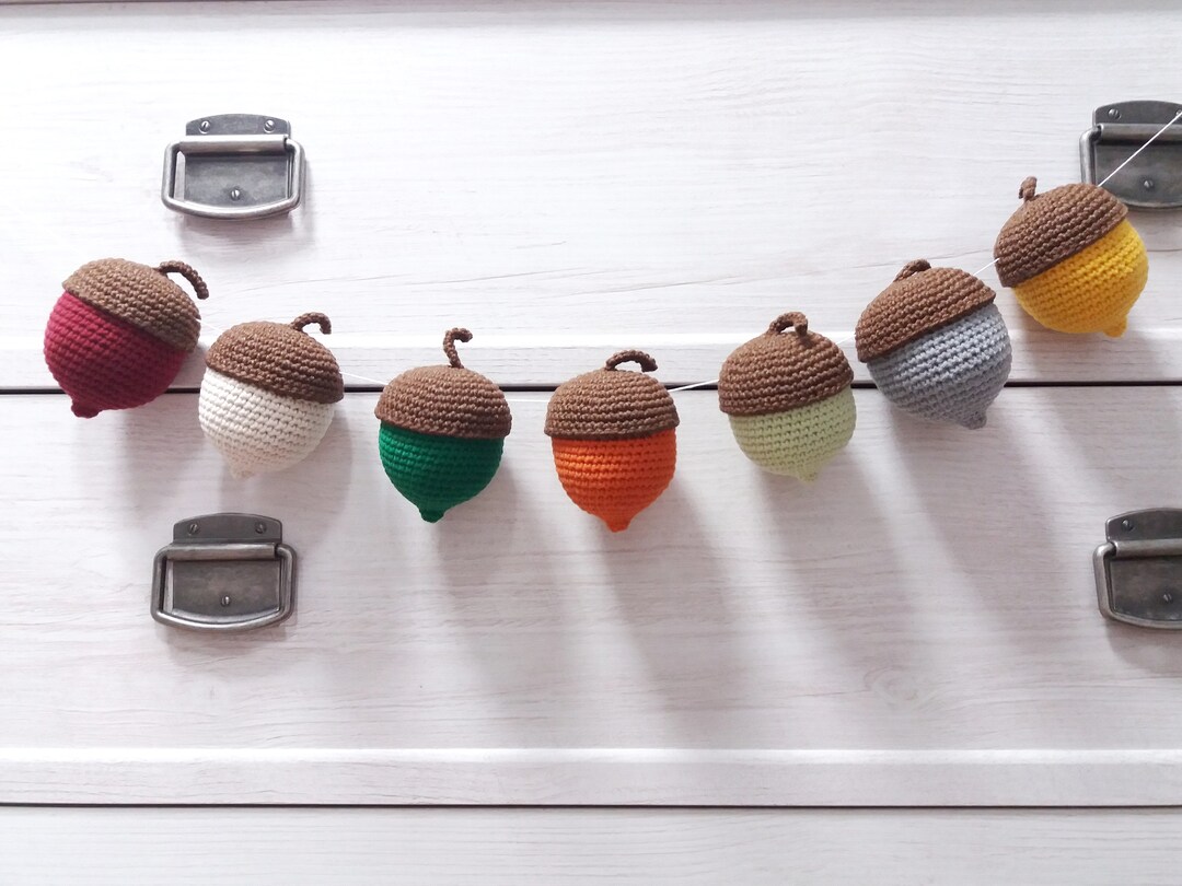 Acorn Garland Autumn Garland Decorative Acorn Acorn Hanging Decoration ...