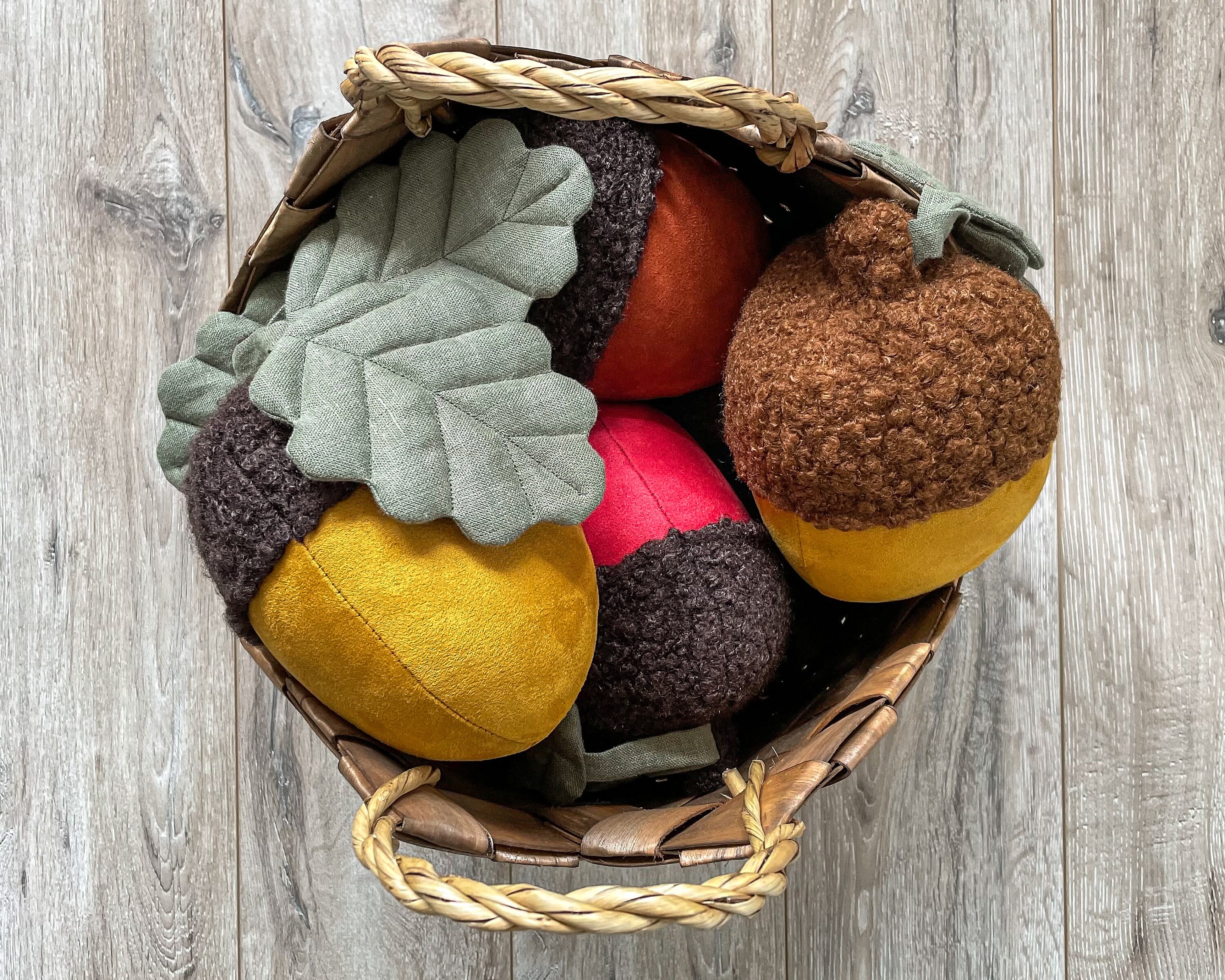 Acorn Pillow Large Acorn Dimensional Acorn Pillow Woodland | Etsy