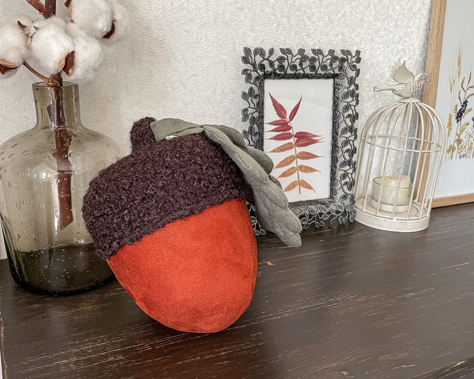 Acorn Decorations, Gifts for Men, Scandi Style Nursery, Stuff Acorn Toy ...