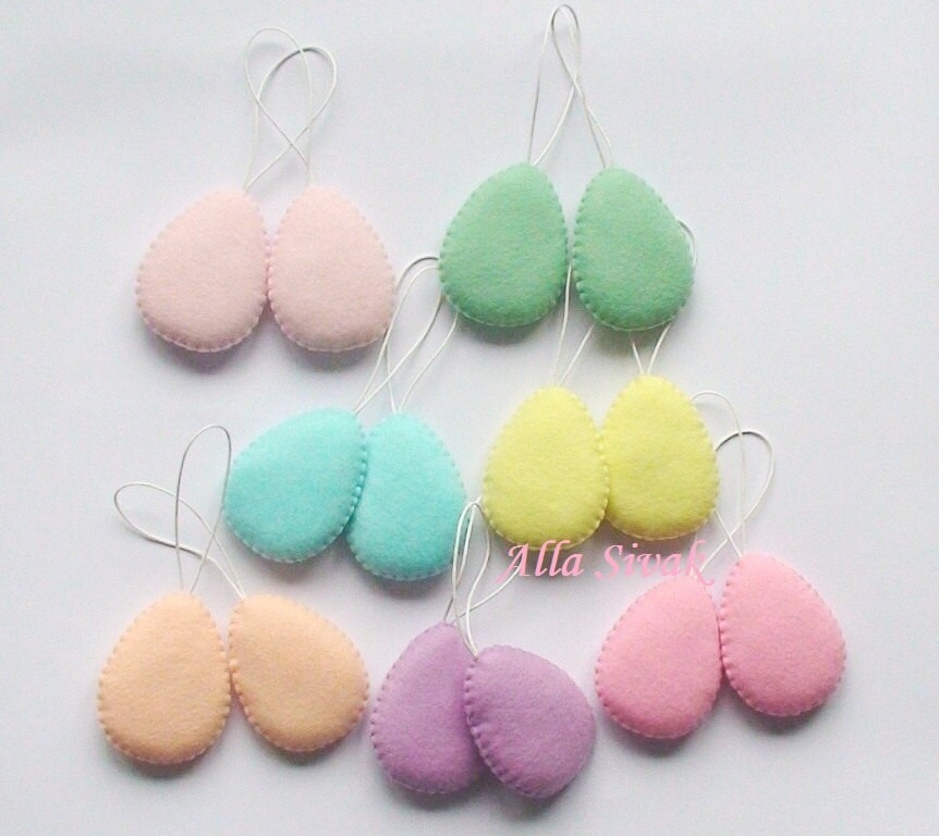 Easter Eggs, Pastel Easter Decor, Easter Decorations, Easter Ornaments ...