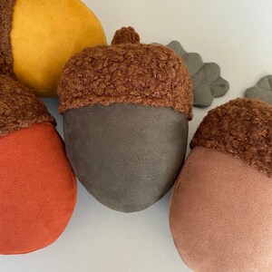 Acorn Pillow, Acorn Decor, Acorn Plush, Acorn Toy, Woodland Nursery ...