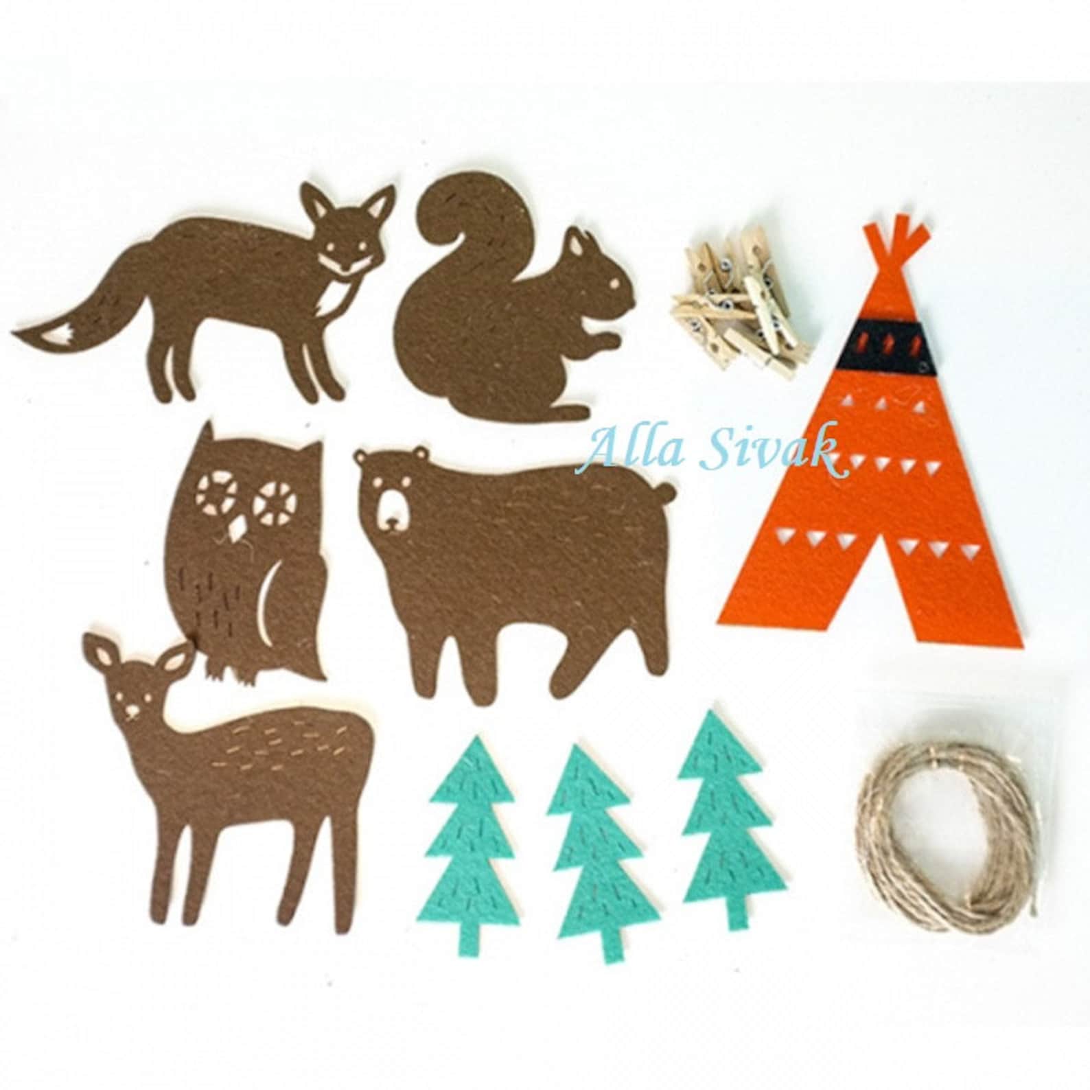 Forest Banner Woodland Banner Rustic Banner Forest Party - Etsy